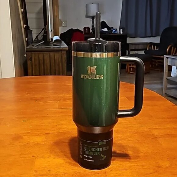 Stanley | Dining | Stanley Wicked Elphaba Green 4oz Stainless Steel H20 ...